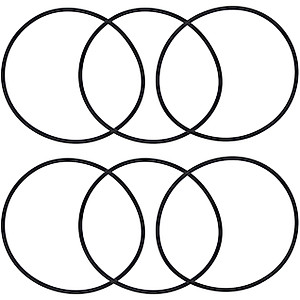 AppliaFit O-Rings Compatible with Pentek 151122 for Big Blue Water Filters and More (6-Pack)