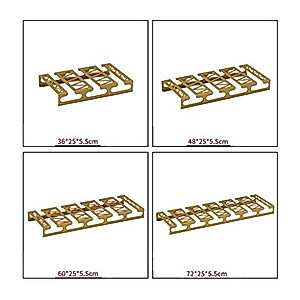 WXXGY Simple Restaurant Iron Hanging Wine Glass Holder European Creative Home Wine Glass Holder Bar Table Goblet Decoration Custom/a/5 Rows