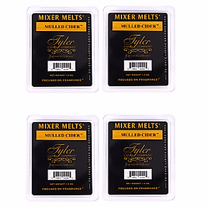 Mulled Cider 1.9 Ounce Scented Mixer Wax Melt Cubes for Tart Burner, Pack of 4