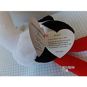 Beanie Babies Baby Ty Stilts Stork Bird w/ Tag ^G#fbhre-h4 8rdsf-tg1334286