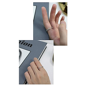 Anicina Open Band Toe Ring for Women Men Various Types Tail Ring Set Summer Beach Jewelry Toe Finger Ring Comfort Wear