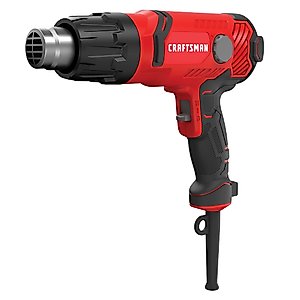 CRAFTSMAN Heat Gun, Corded, Variable Heat Setting up to 1200 Degrees, 1500 Watt (CMEE531)