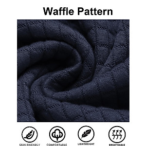 COOFANDY Men's Hipster Hoodie Tactical Sweatshirt Athletic Pullover Hooded Navy Blue