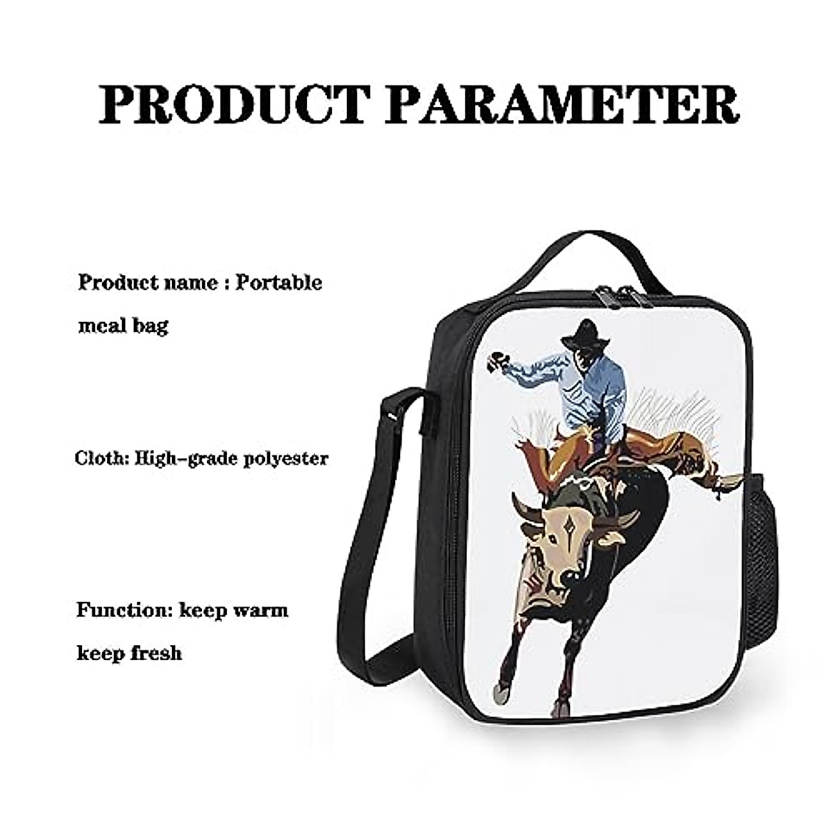 feprena Music Lunch Bags for Women,Musical Notes Instrument Violin Cello,Leakproof Insulated Lunch Box,Reusable Zipper Cooler Tote Bag for Work,Picnic,Camping,Purple Red