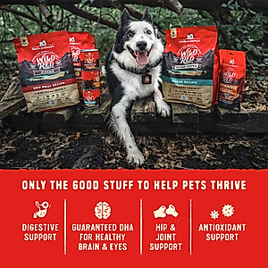 Stella & Chewy's Wild Red Dry Dog Food Raw Blend High Protein Wholesome Grains Prairie Recipe, 3.5 lb. Bag