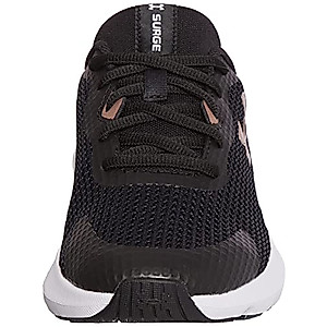 Under Armour Women's Surge 3 Sneaker, Black, 7.5