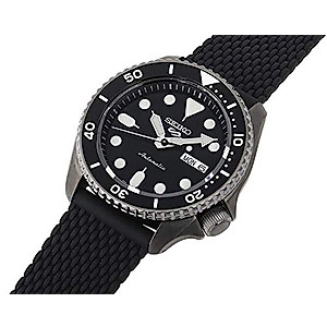 SEIKO Men's Analogue Automatic Watch with Silicone Strap SRPD65K2