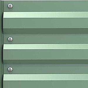 Aoodor Raised Garden Bed 4' x 4' x 1' Patio Ourdoor Yard