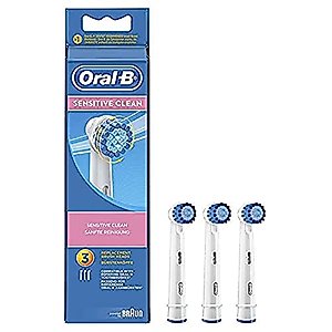 Oral-B Sensitive Clean & Sensi Ultra Thin Toothbrush Replacement Brush Heads Refill, 3 Count