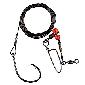 Eagle Claw Lazer Sharp L2004EL-10/0 Circle Hook Shark RIG 72"