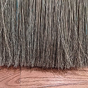 Lehman's Amish-Made Barn Broom - Large Authentic Corn Straw Broom with Hardwood Handle, Natural, 57 inches