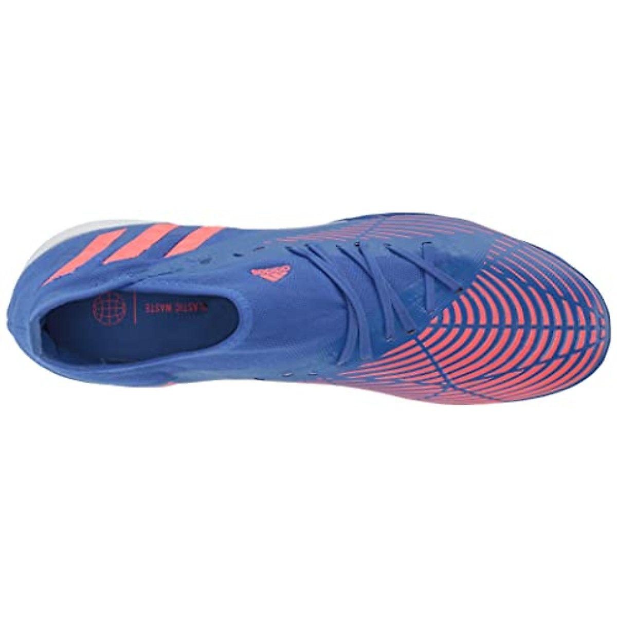 adidas Unisex Predator Edge.3 Turf Soccer Shoe, Hi-Res Blue/Turbo/Hi-Res Blue, 7 US Men