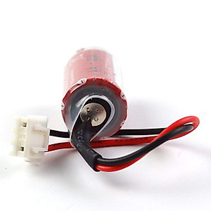 ILAVSUN PM-20BL ER3 for F940 PLC Touch Screen Backup Battery with Plug Replacement Lithium Battery 3.6V 1100MAH (4pack)