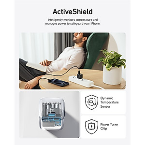 Anker USB C Charger Block 20W, Anker 511 Charger (Nano Pro), PIQ 3.0 Compact Fast Charger for iPhone 15/15 Plus/15 Pro/15 Pro Max, 14/13/12 Series, Galaxy, Pixel 4/3, iPad (6 ft USB-C Cable Included)