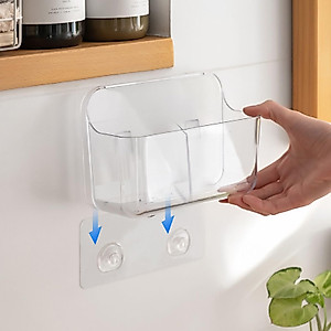 Diesisa 2 Pack Shower Caddy Adhesive for Replacement, Strong Adhesive for Shower Caddy, No Drilling Hang Walls Adhesive Bathroom Shelves (For Small and Dual basket Shelf 6.5 * 2.8 inch