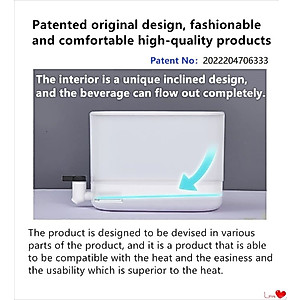 JADERY Plastic Drink Dispenser with Spigot, 1 Gallon Beverage Dispenser Cold Drink Container for Iced Tea