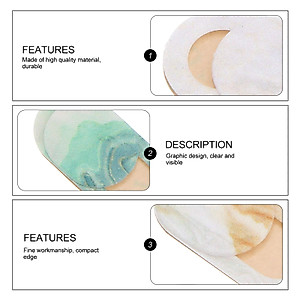 Mobestech 10Pcs Laptop Camera Cover Marble Pattern Slide Laptop Webcam Cover Slide Web Cam Privacy Cover Camera Sticker for Laptop, PC, and More Accessories