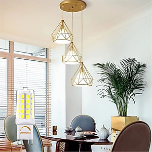 AIPLAMP G9 led Light Bulb Daylight White Dimmable 4W 6000K,Equivalent to 25W 30W 40W Halogen Light, 450Lm 100-120V AC,No Strobe, Flicker Free,360 Degree Angle, g9 dimmable, G9 Bulb,5 Pack