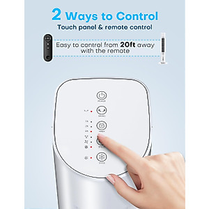 BALKO TS03Y Evaporative Air Cooler, White