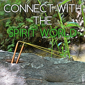 MyDeal Products Solid Copper and Brass Dowsing Rods with Smooth Movement for Tracing Spiritual Energy Chi, Ghost Hunting, Water Divining, Finding Gold, Locating Lost Items or Answering Questions!