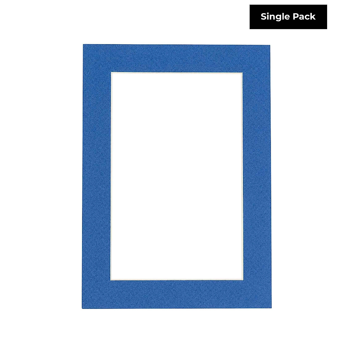 11x14 Mat Bevel Cut for 9x12 Photos - Acid Free Royal Blue Precut Matboard with Backing Board and Crystal Clear, Self Seal Photo Mat Bag - for Pictures, Photos, Framing - 4-ply Thickness