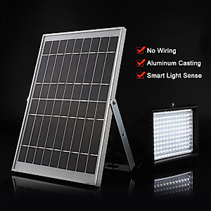 Solar Lamp Wall Light 108 LED Solar Light for Home Garden Yard Business Sign Parking Lot