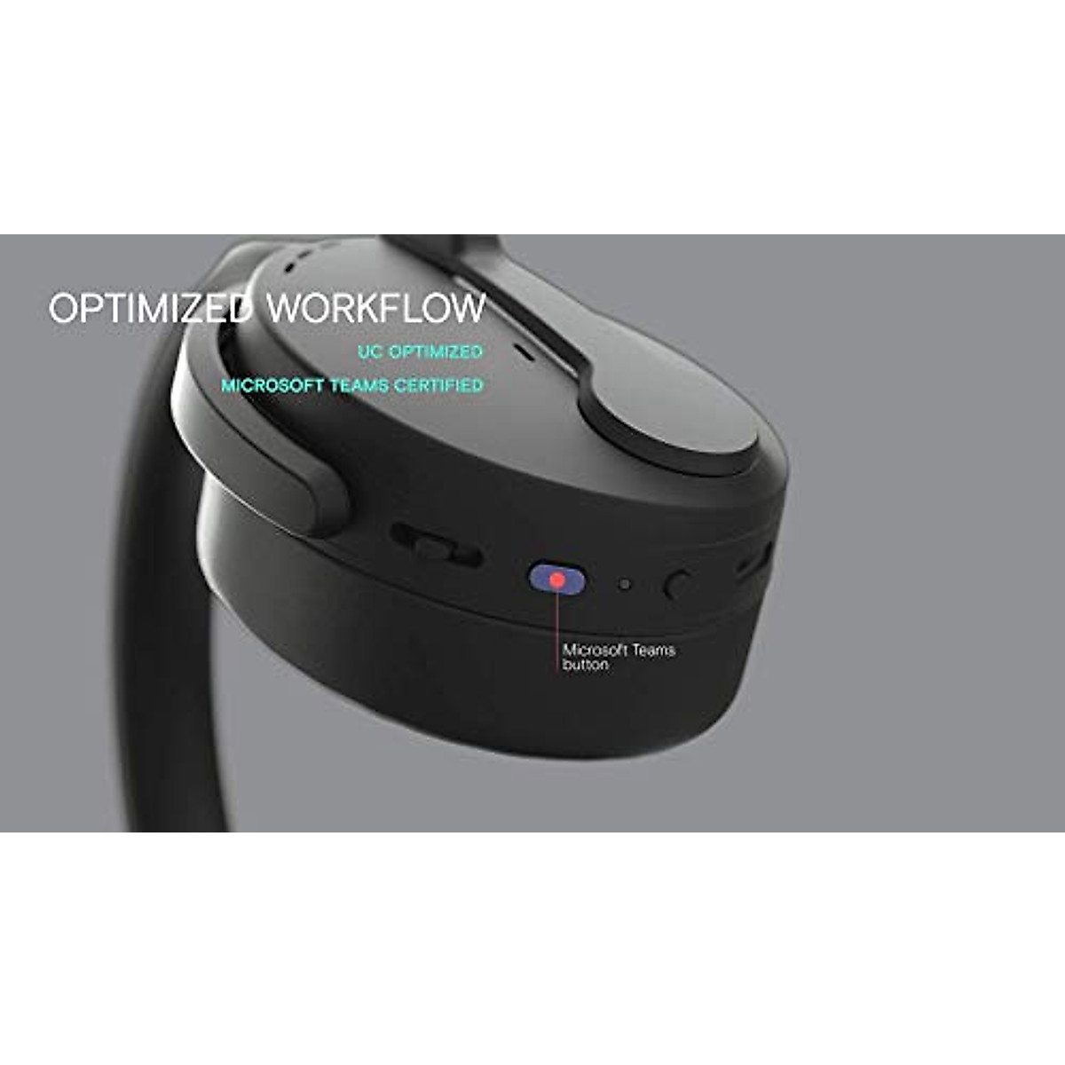 EPOS | SENNHEISER Adapt 560 (1000207) - Dual-Sided, Dual-Connectivity, Wireless, Bluetooth, ANC On-Ear Headset | Discreet Foldable Boom Mic | for Mobile Phone & Softphone | Teams Certified (Black)