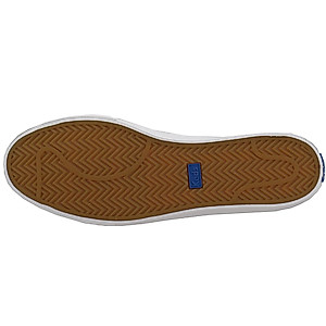 Keds womens Jump Kick Leather Sneaker, White/Gold, 9.5 US