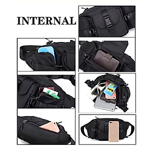 Chenstabar Sling Bag Chest Shoulder Backpack Small Men Crossbody Shoulder Bag Multipurpose Fanny Pack for Wallet Phone (Snap)