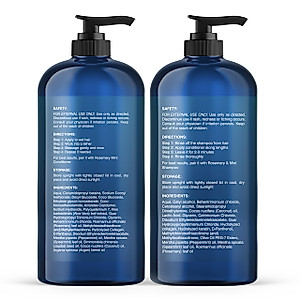 Botanic Hearth Rosemary Mint Shampoo and Conditioner Set, Thickening Formula, Promotes Hair Growth and Scalp Health Sulfate Free & Paraben Free, for Men & Women - 16 fl oz each