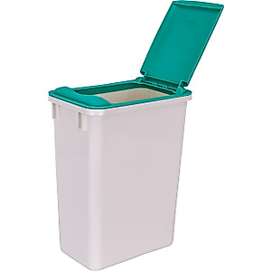 Hardware Resources 35 Quart Plastic Waste Container Lid, Green