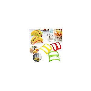 Protector Plastic Plate Food Shell Tortilla Holder 6PCS Colorful Holder Holder Kitchen，Dining & Bar Mini Drying Rack