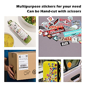 Koala Printable Glossy Sticker Label Paper 120 Sheets 8.5x11 Inches Full Sheet for Inkjet Printer