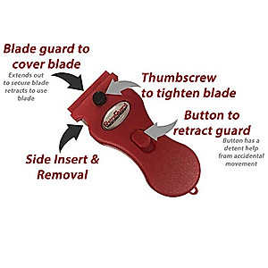 Werxrite RetraGuard Safety Razor Blade Scraper Induction Hob Glass Cooktop Stovetop & Other Hard Surface Cleaning Scraper Includes 5 Replacement Scraper Blades