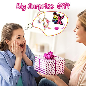 Mity rain 6PCS Cup Accessories Set for Stanley Cup 30oz 40oz, Tumbler Initials Decorations for Stanley, Including Silicone Straw Cover Cap and Boot, Spill Proof Stopper, Handle Charm, Sticker,Letter K