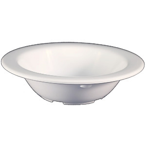 Z-Moments Western Melamine Fruit Bowl Monkey Bowl 5 oz. 4-3/4" dia. White or Tan NSF (96, White)