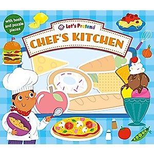 Let's Pretend Chef's Kitchen: With Book and Puzzle Pieces
