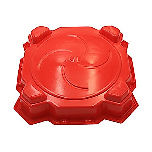 EssTe Battling Tops Stadium for Burst Gyro Toys Metal Fusion Arena (Red Stadium)