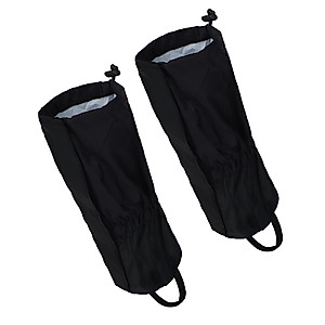 Leg Gaiters Ski Gaiters Adjustable Snow Boot Gaiters Waterproof Outdoor Sport Foot Straps Teens Kids Tear Resistant Snow Legs Gaiters Snow Shoes Gaiters for Snowshoeing Hiking Camping Skiing Walking