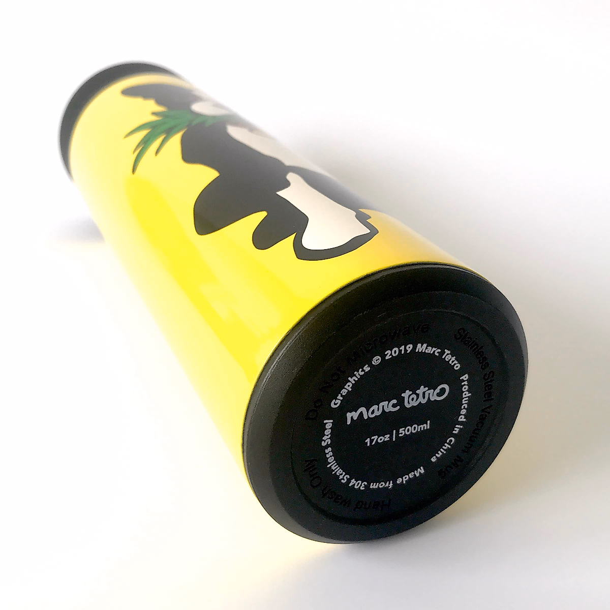 Marc Tetro Pineapple Boston Terrier Vacuum Insulated Water Bottle