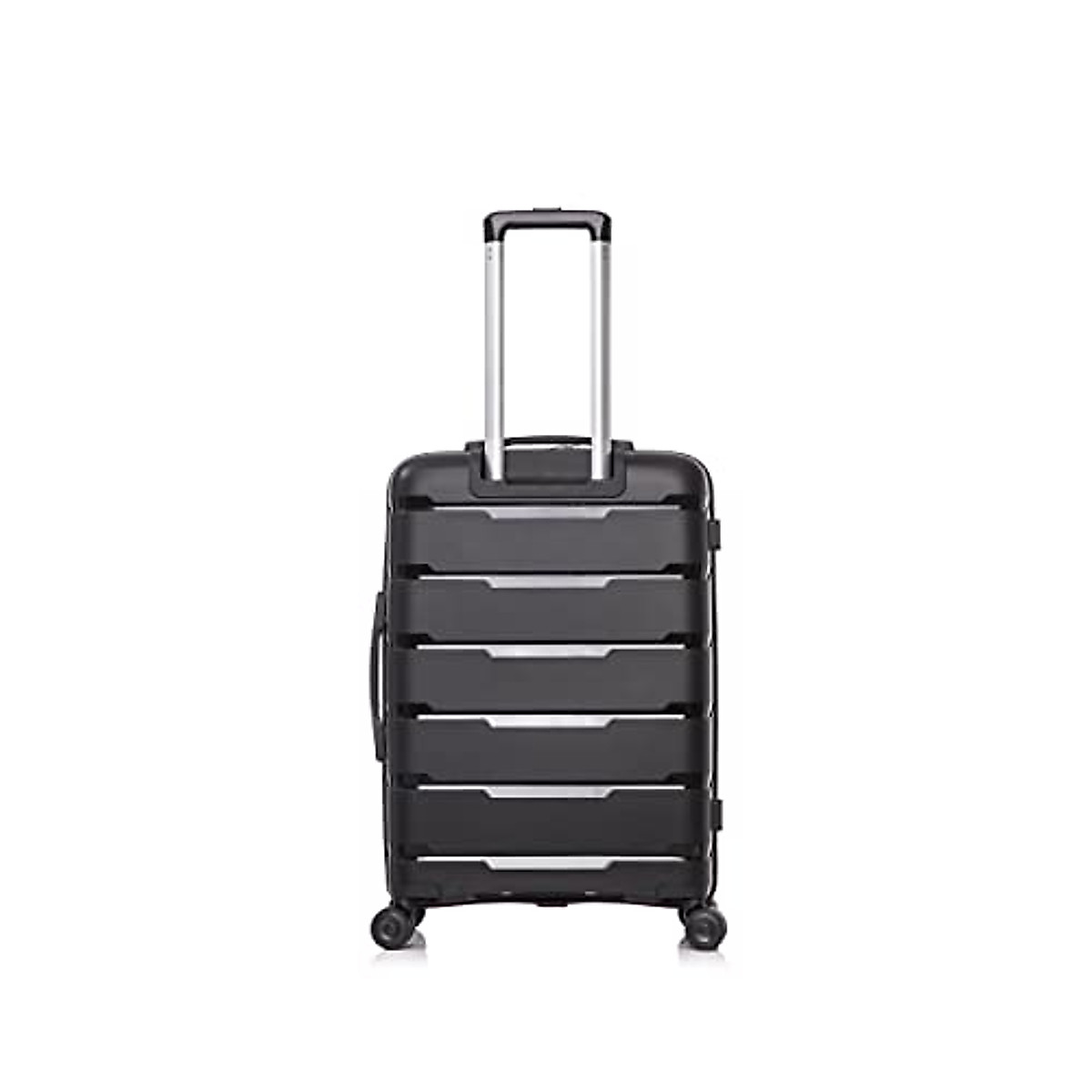 Rockland Pasadena Hardside Spinner Wheel Luggage, Black, 19", 23", 27"