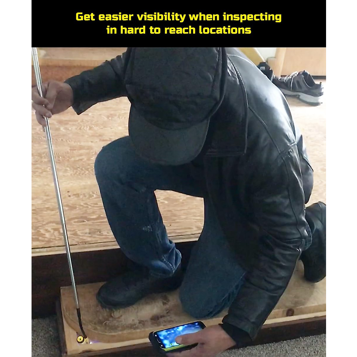 Ferret PRO – Multipurpose Wireless Inspection Camera & Cable Pulling Tool with App Controlled Variable Focus and Super-Fast Charge.