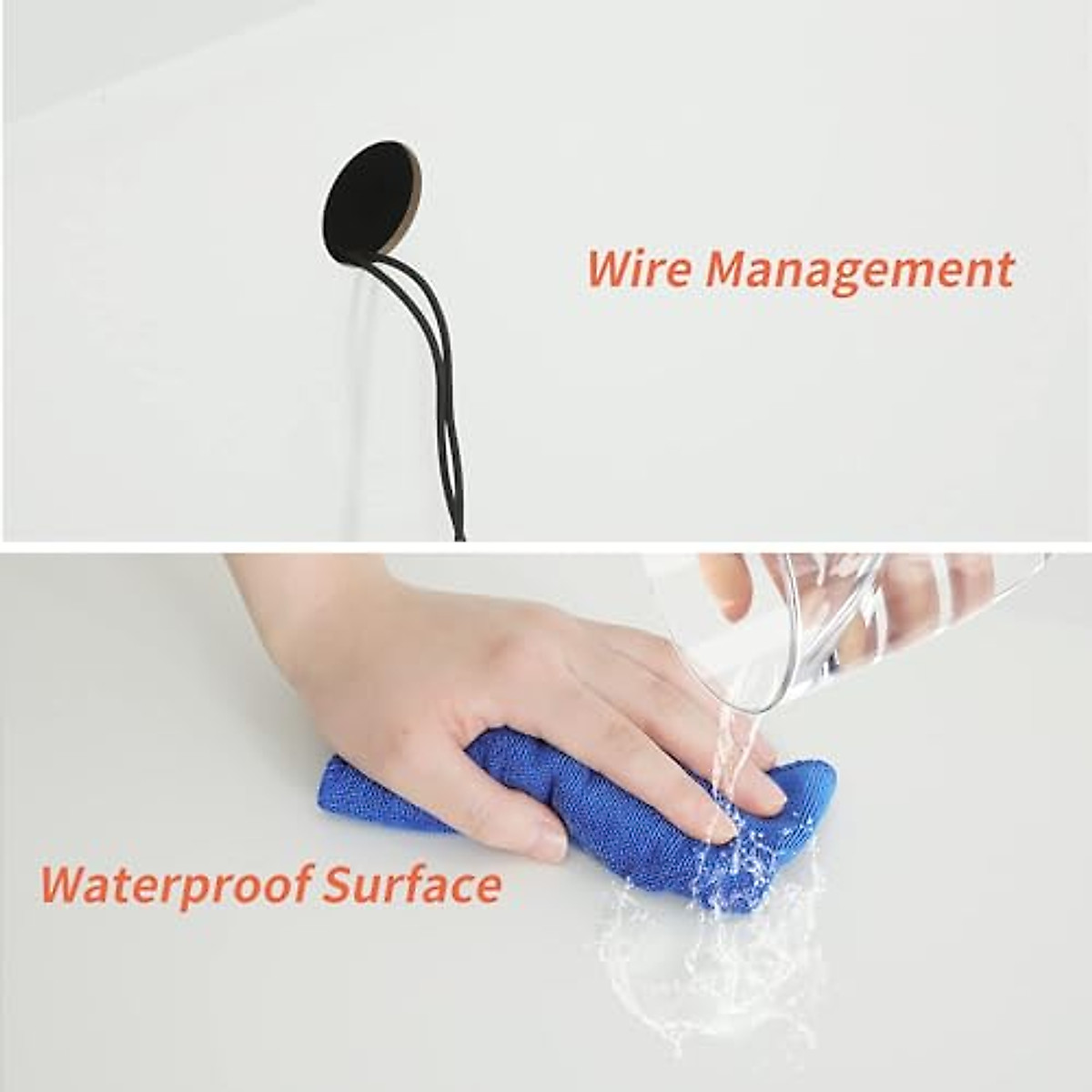 Furniwood TV Stand for 80 Inch TV, Entertainment Center TV Stand with 4 Large Drawers, Mid Century Modern TV Stand for Living Room, Media TV Console Table with Storage for Bedroom, Warm White