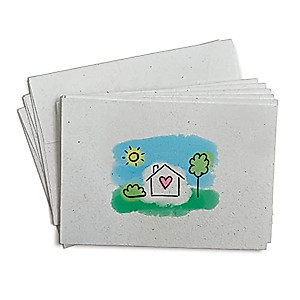 Home Sweet Home Blank Cards - 24 Greeting Cards with Envelopes - Change of Address Notecards