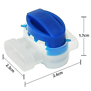 20 Pcs Lawn Mower Cable Connector for Outdoor Garden Electric Lawn Mower Robot Extension Water Lawn Mower Wire Connection