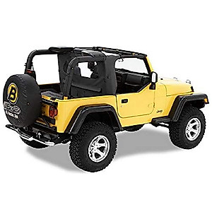 Bestop 8003535 Black Diamond Wrap-Around Windjammer for 2003-2006 Wrangler TJ