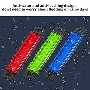 8 Pieces Marine Boat Lights 12V Led Interior Lights for Boat Deck Waterproof Boat Navigation Lights for Boat Lights Bow and Stern, Kayak Lights (Red, Blue, Green, White)