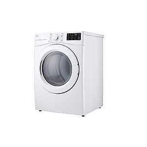 LG DLE3470W 7.4 Cu. Ft. White Ultra Large Capacity Front Load Dryer
