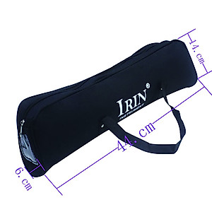 Happyyami 32 Key Melodica Carring Case Keyboard Piano Storage Bag Organ Gig Pouch Musical Instrument with Shoulder Strap Handle for Traval Black
