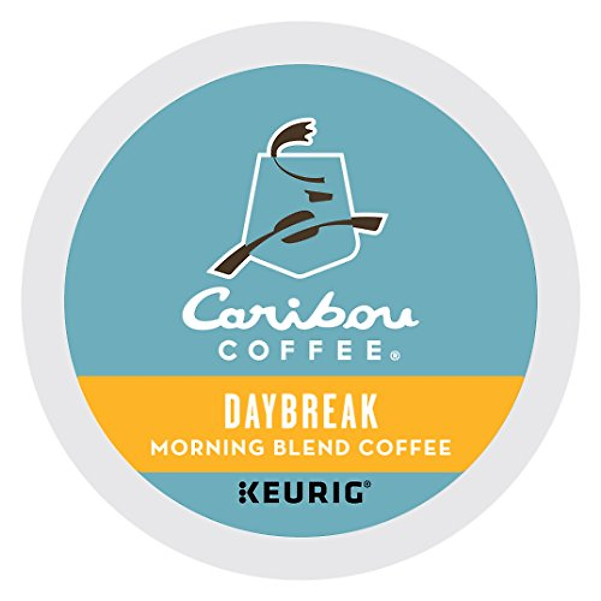 Caribou Coffee Daybreak Morning Blend Keurig K-Cups Coffee, 12 Count